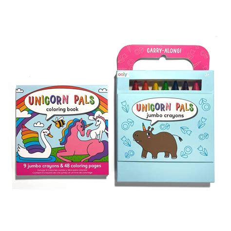 Arts And Crafts Carry Along Crayons And Coloring Book Unicorn Pals Tr