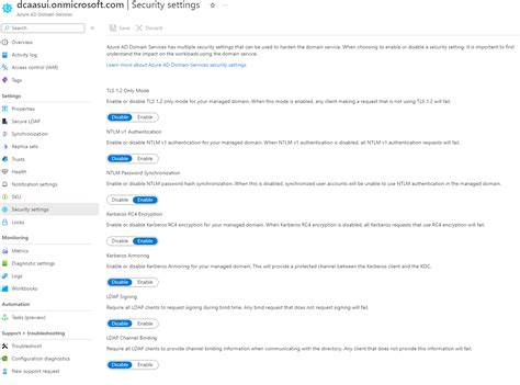 保護 Microsoft Entra Domain Services Microsoft Entra Id Microsoft Learn