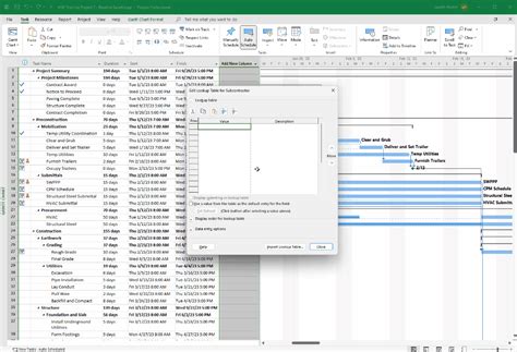 How To Create Custom Fields In Microsoft Project Taradigm