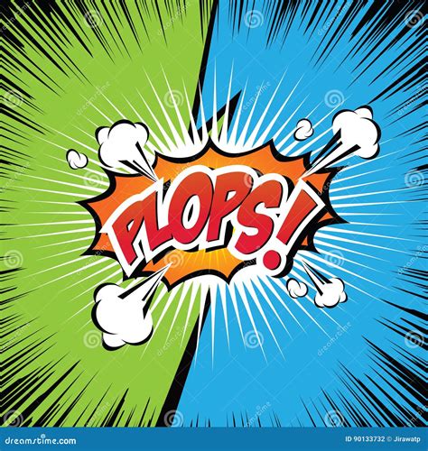 plops comic expression vector text stock vector illustration of