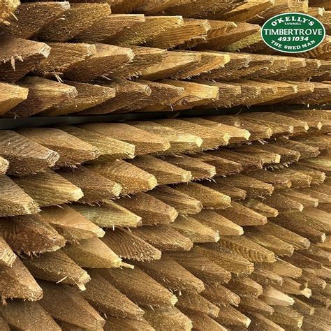 Tree Stakes Round Timber Posts