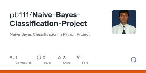 GitHub Pb Naive Bayes Classification Project Naive Bayes Classification In Python Project