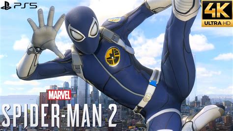 marvel s spider man 2 ps5 agent of s h i e l d suit free roam