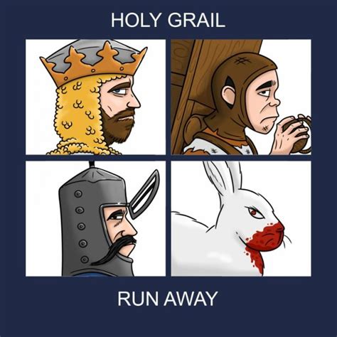 Monty Python Run Away Meme