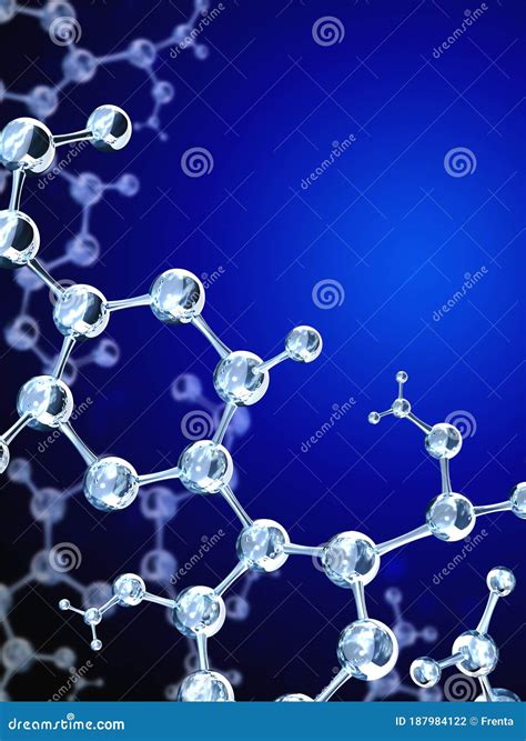 Abstract Molecular Structure Stock Illustration Illustration Of Cyberspace Background 187984122