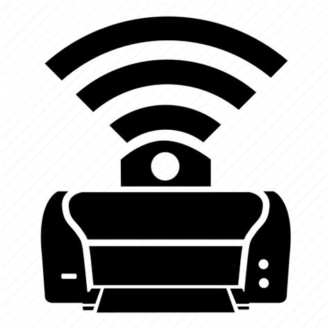 Mobile Network Printer Web Wifi Wireless Icon