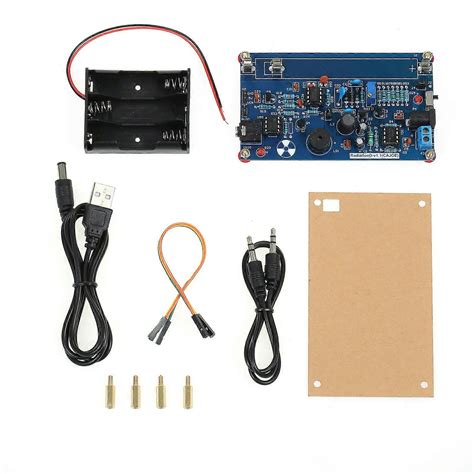 assembled radiation detector system diy miller tube tube nuclear