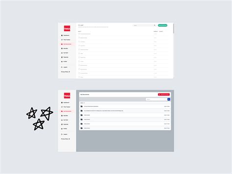 tables refresh by sam ambrose on dribbble