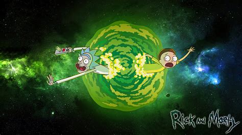 Rick Y Morty Escapando De Portal Fondo De Pantalla 4k ID 9235