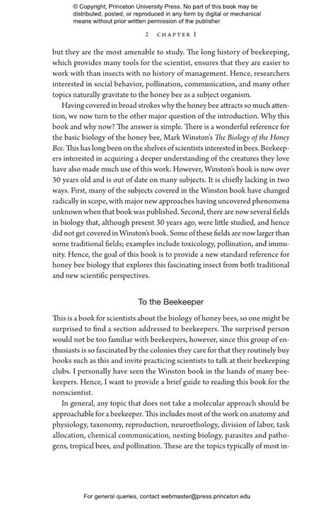 Honey Bee Biology Veldshopnl