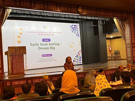 Indianislamicculturalcentre Interaction Goalsetting Wasif Mahmood