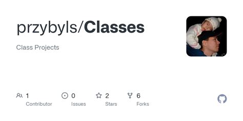 GitHub Przybyls Classes Class Projects