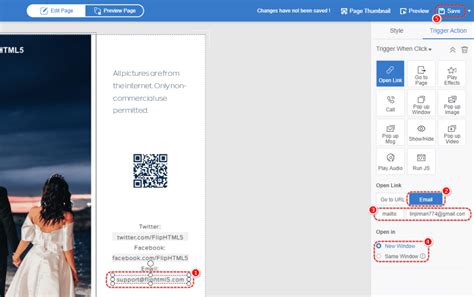 Add Link Elements Fliphtml5