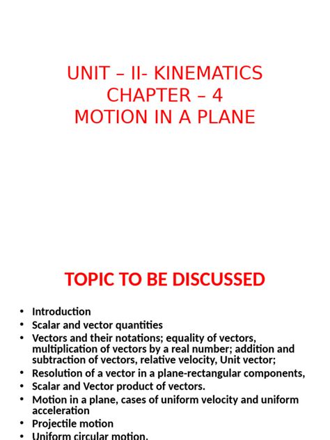 motion in a plane 3 pdf euclidean vector velocity