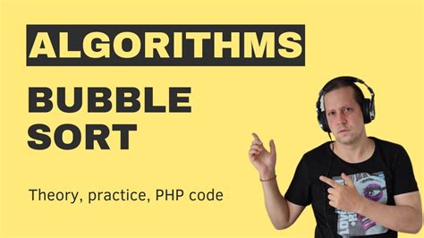 bubble sort php sorting algorithms youtube