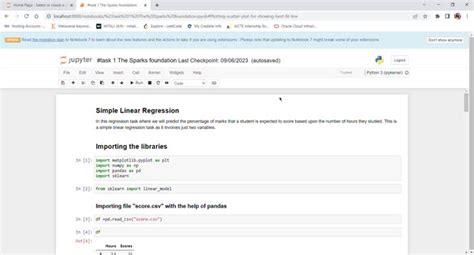 Mitali Jain On Linkedin Task1 Thesparksfoundation Gripjune23 Intern Datascience