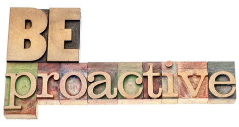 Proactive Not Reactive Proactive Not Reactive