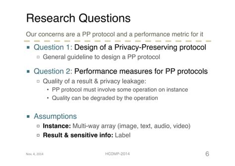 Instance Privacy Preserving Crowdsourcing Hcomp2014 Ppt