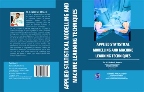 Applied Statistical Modelling And Machine Learning Techniques Sahasra Publications
