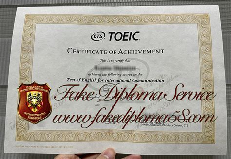 Whats The Cost And Time To Order A Fake Toeic Certificate