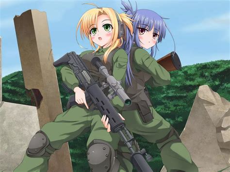 Pin On Anime Girl With Guns