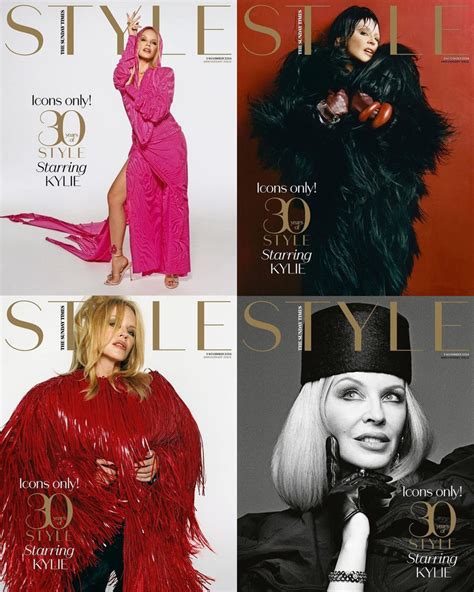 Style Magazine 3 November 2024 Kylie Minogue Full Set Yourcelebritymagazines
