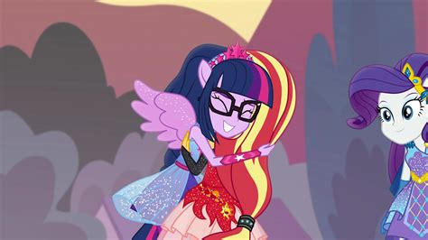 Image Twilight Sparkle And Sunset Shimmer Hugging Egffpng My