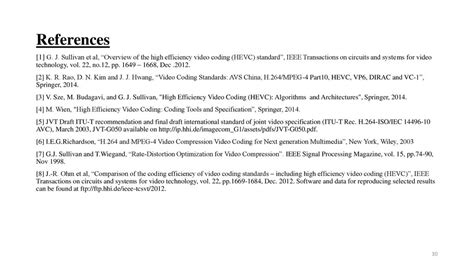 Fast Intra Coding Based On Reference Samples Similarity In Hevc Ppt