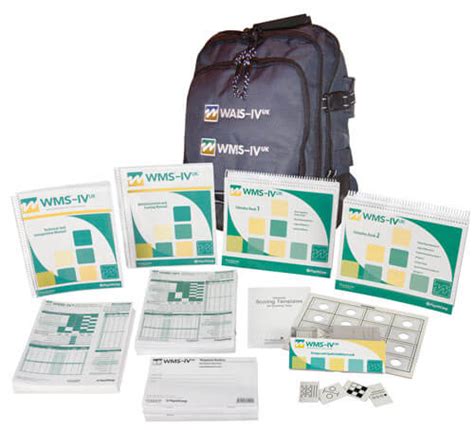 WMS IV WMSIV Wechsler Memory Scale Th UK Ed Brainworx