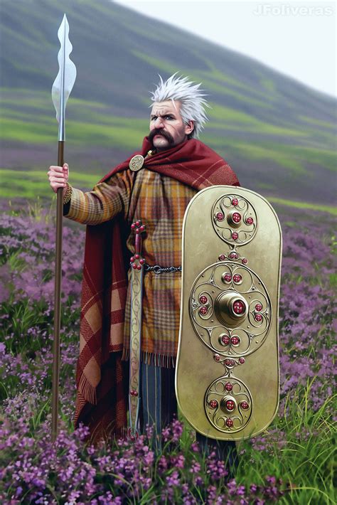 Briton Chieftain Joan Francesc Oliveras Pallerols Pictish Warrior