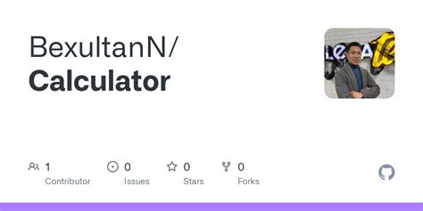 Github Bexultann Calculator