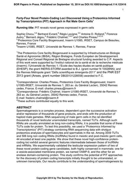 Pdf Forty Four Novel Protein Coding Loci Discovered Using A Proteomics Informed By
