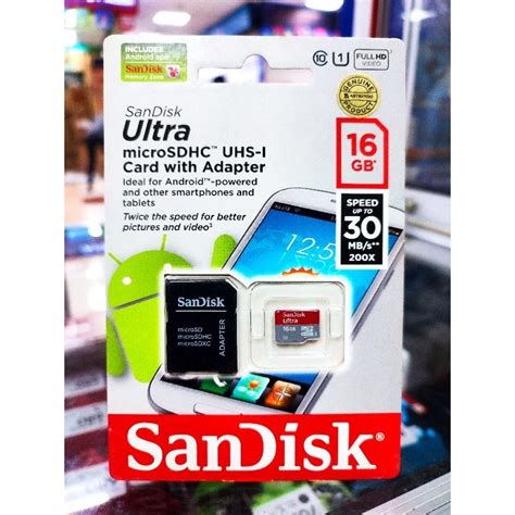 Jual SanDisk Ultra Micro SD 16Gb Class 10 ORIGINAL SALE Shopee Indonesia
