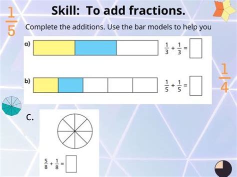 KS2 Add Fractions With Same Denominator Teaching Resources