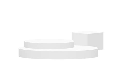 무대 받침대 상 3d 화이트 그레이 우승 챔피언 포지션을 위한 포디움 스테이지 쇼 화장품 제품 디스플레이 쇼를 위한 받침대 타원 박스 원 스탠드 모던 제품 장소 및
