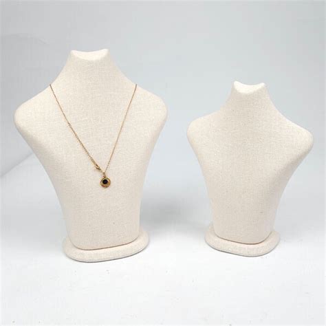 린넨 스탠드마네킹 목걸이 진열대 더원디스플레이