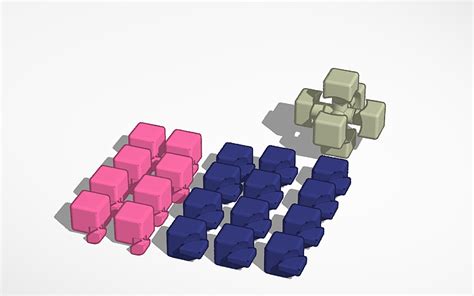 3d Design Rubix Cube Tinkercad