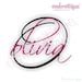 Olivia Monogram Set Alphabet Script Letters Romantic Font Etsy