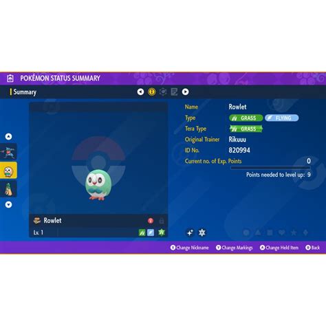 Pokemon Scarlet And Violet Shiny 6iv Rowlett And Decidueye Fully Ev