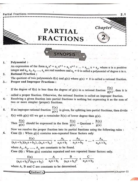 Partial Fractions Formula Pdf Partial Fractions Formula Pdf