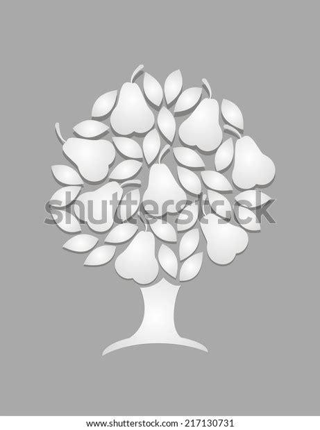 Pear Tree Vector Illustration Stock Vector Royalty Free 217130731 Pear Tree Vector Illustration Stock Vector Royalty Free 217130731