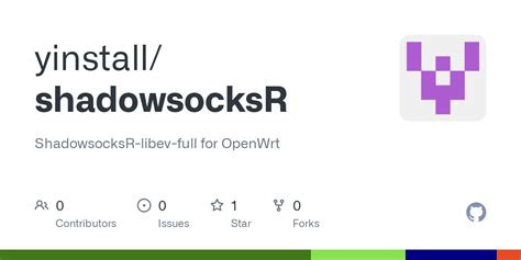 Github Yinstallshadowsocksr Shadowsocksr Libev Full For Openwrt