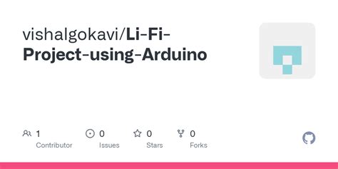 Github Vishalgokavi Li Fi Project Using Arduino