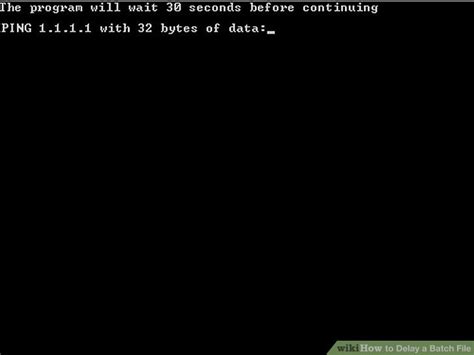 4 ways to delay a batch file wikihow