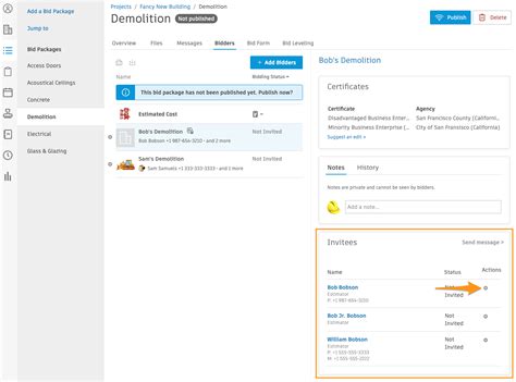 How To Remove Bidders From Projects Bc Pro Buildingconnected Us