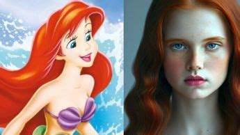 ¿cómo Serían Los Personajes De La Sirenita En La Vida Real