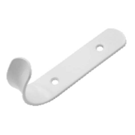 Крючок вешалка 1 рожковый Домарт белый в Воронеже цены фото отзывы