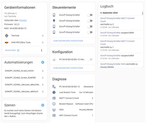 Sonoff Tx Ultimate 3 Tasmota Home Assistant Hardware Home Assistant Community
