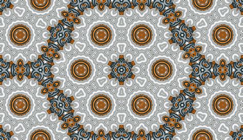 Seamless Circular Vector Pattern Background Flower Bohemian Textile Background Image And