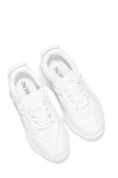Preeti Round Toe Chunky Lug Low Cut Sneakers Cape Robbin